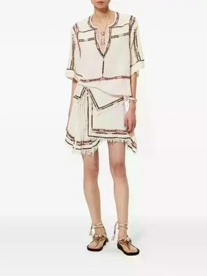 Isabel Marant Étoile Embroidered Blouse - Neutrals