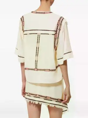 Isabel Marant Étoile Embroidered Blouse - Neutrals