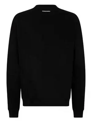Dsquared2 Iconique Crew-neck Sweatshirt - Black