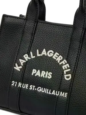 Karl Lagerfeld Mini Rue St-guillaume Tote Bag - Black