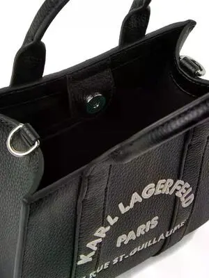 Karl Lagerfeld Mini Rue St-guillaume Tote Bag - Black