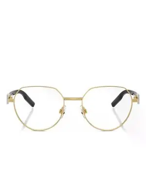 Dolce & Gabbana Round-frame Glasses - Gold