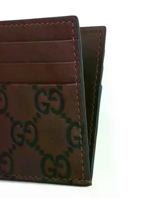 Gucci Gg-pattern Card Holder