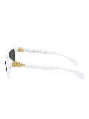 Versace Medusa-motif Rectangle Sunglasses