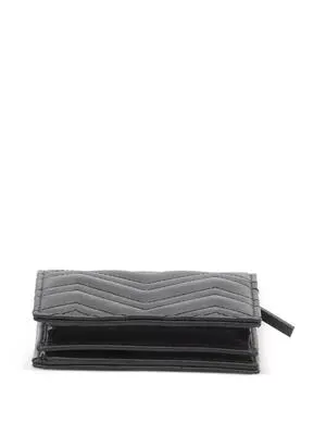 Gucci Gg Marmont Chevron Leather Wallet