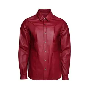 Rick Owens Fogpocket Leather Jacket