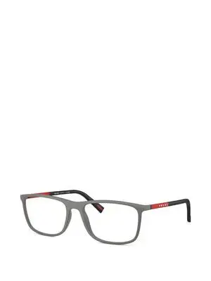 Prada Rectangle-frame Glasses - Grey
