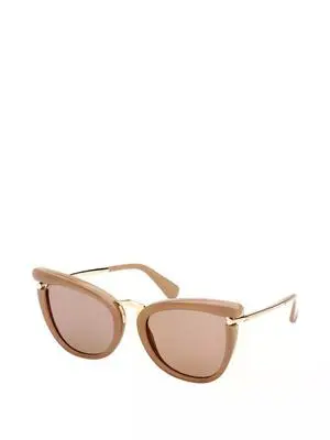 Max Mara Cat-eye Frame Sunglasses - Brown