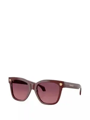 Versace Geometric Frame Sunglasses