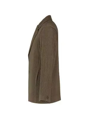 Issey Miyake Wool Like Light Jacket - Brown