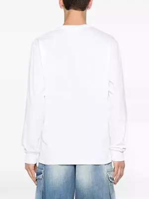 A BATHING APE Logo-detail Long-sleeve Sweatshirt