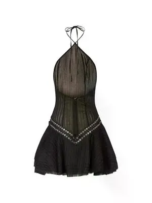 LUDOVIC DE SAINT SERNIN Sascha Halter Mini Dress