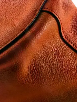 Prada Vitello Daino Small Bucket Bag - Orange