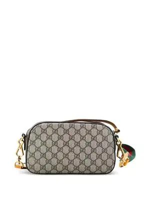 Gucci Neo Vintage Camera Messenger Bag Gg Coated Canvas - Brown