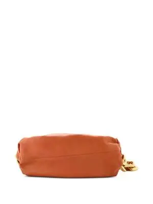Bottega Veneta The Chain Pouch Leather Shoulder Bag - Orange
