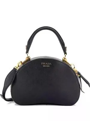 Prada Sidonie Convertible Bowler Handbag Saffiano Leather Medium