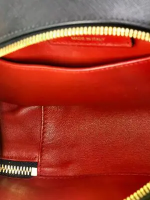 Prada Sidonie Convertible Bowler Handbag Saffiano Leather Medium
