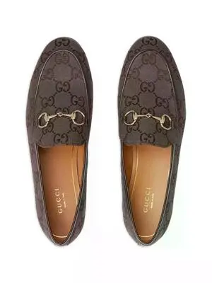 Gucci Jordaan Loafers - Brown
