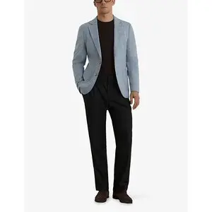 REISS Manci Single-breasted Woven Blazer