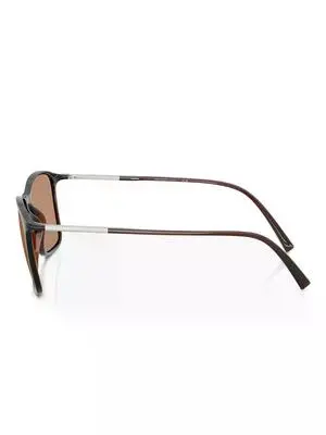 Giorgio Armani Rectangle Sunglasses - Brown