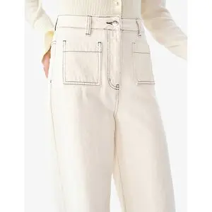 OMNES Orielle Flared-leg Denim Jeans