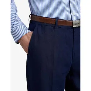 Polo Ralph Lauren Tapered-leg Regular-fit Linen Trousers