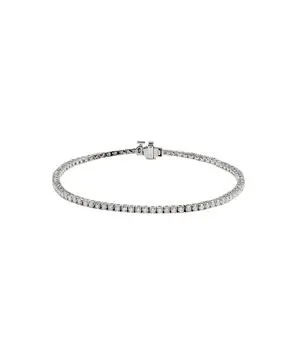 Quince 14k Gold Lab Grown Diamond Tennis Bracelet 2ctw - White Gold