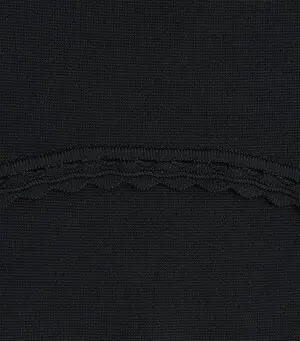 Sandro Knitted Crop Top - Black