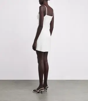 Cult Gaia Crochet Flora Mini Dress