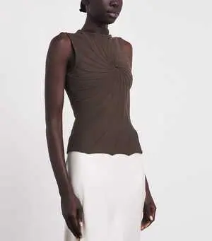 Cult Gaia High-neck Micha Top