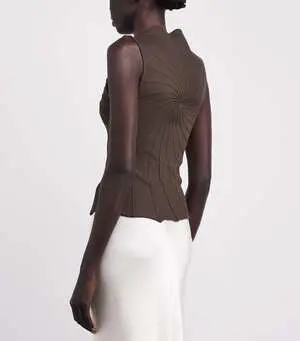 Cult Gaia High-neck Micha Top
