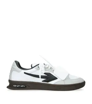 Off-White Leather End Of Play Low-top Sneakers