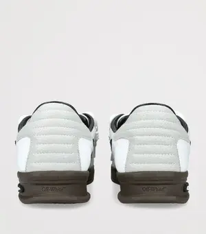 Off-White Leather End Of Play Low-top Sneakers