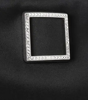 ROGER VIVIER Satin Trompette Pouch