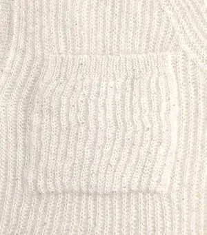 Fabiana Filippi Knitted Sequin Polo Sweater - Ivory