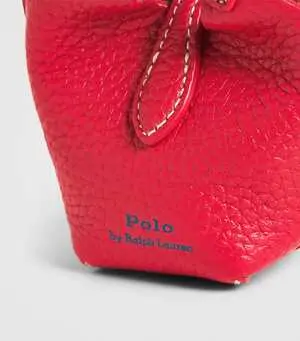 Polo Ralph Lauren Calfskin Polo Play Bag Charm - Red
