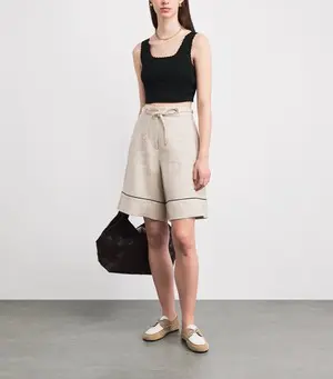 Sandro Knitted Crop Top