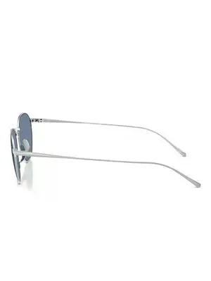 Giorgio Armani Titanium Round-frame Sunglasses
