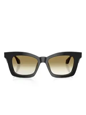 Giorgio Armani Geometric-frame Sunglasses - Black