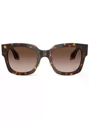 Giorgio Armani Square Frame Sunglasses - Brown