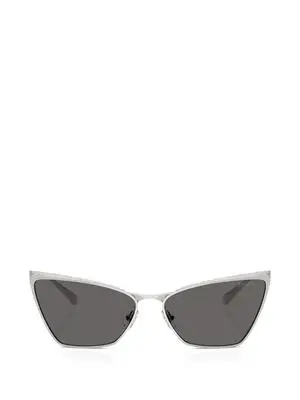 JIMMY CHOO Embellished Cat-eye Frame Sunglasses - Silver