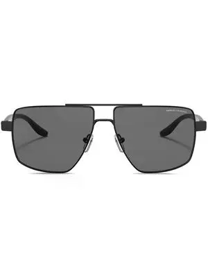 Armani Exchange Square Frame Sunglasses - Black