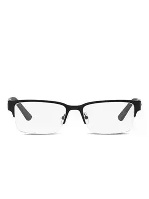 Armani Exchange Rectangle-frame Half-rim Glasses