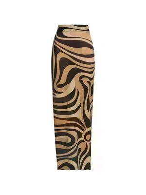 Emilio Pucci Marmo-print Skirt