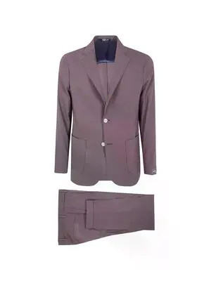 BARBA NAPOLI Single-breasted Wool Suit