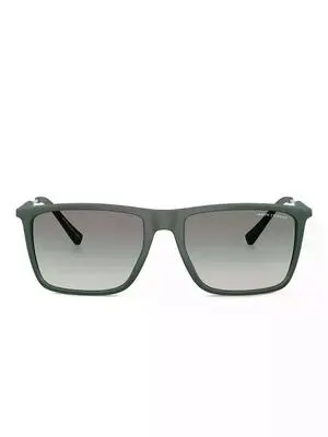 Armani Exchange Matte Square Sunglasses - Green