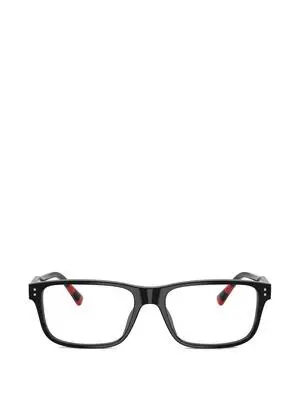 POLO RALPH LAUREN EYEWEAR Polo Ralph Lauren Rectangle-frame Glasses - Black