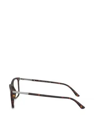 Giorgio Armani Square Frame Eyeglasses - Brown