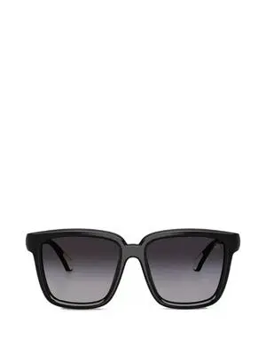 Moncler Clasico Square-frame Sunglasses - Black
