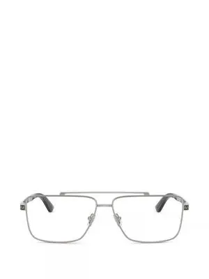 Versace Rectangle-frame Glasses - Silver